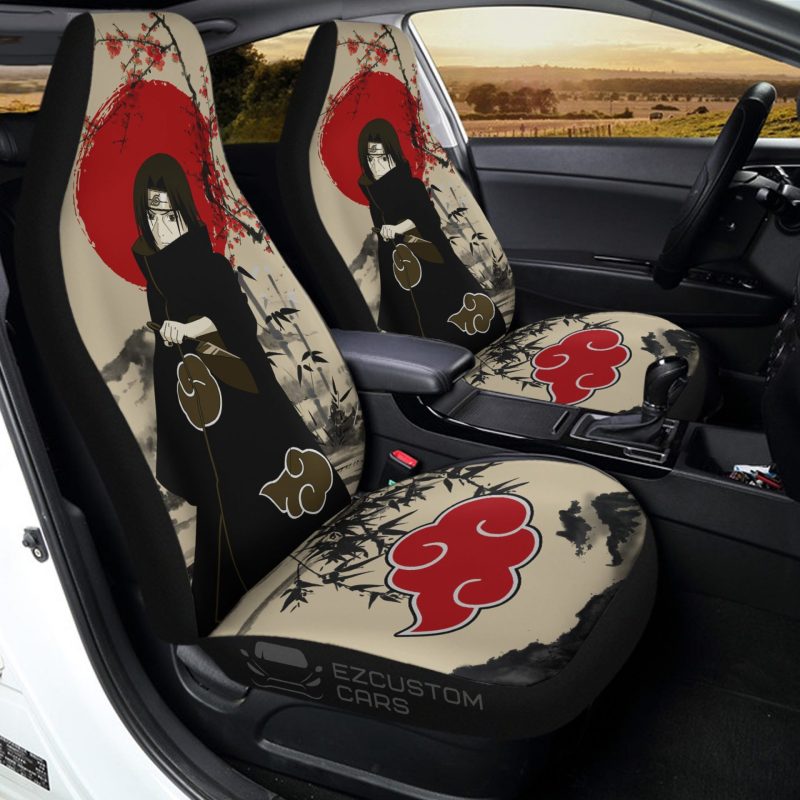 NARUTO Itachi Uchiha Sharingan Japanese Style Car Seat Covers